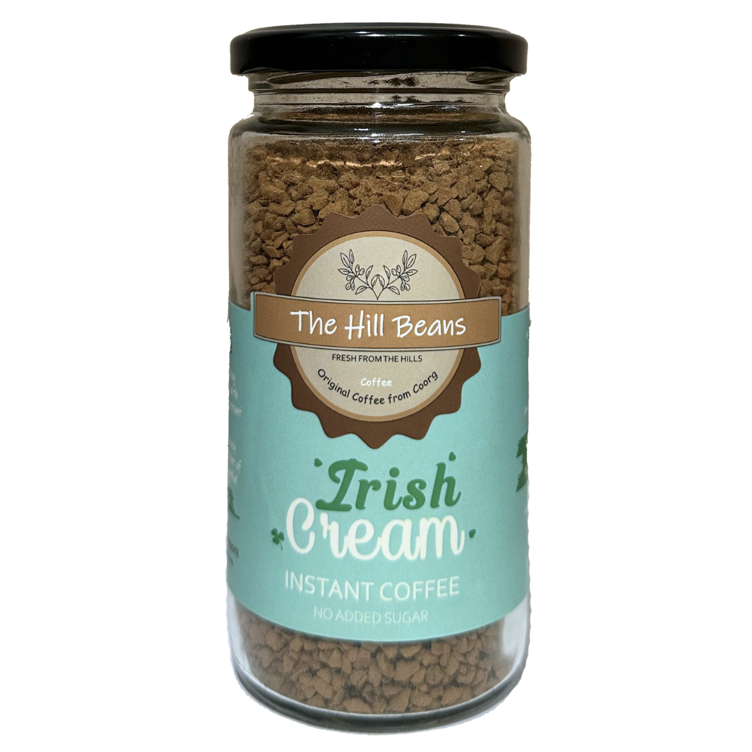The Hill Beans Irish Cream Instant Coffee Powder
