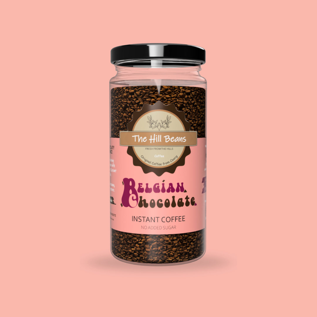 Buy The Hill Beans Belgian Chocolate Instant Coffee Powder Online